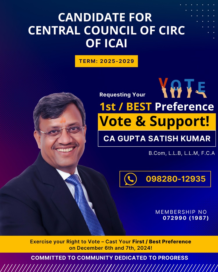 Welcome to CA Gupta Satish Kumar